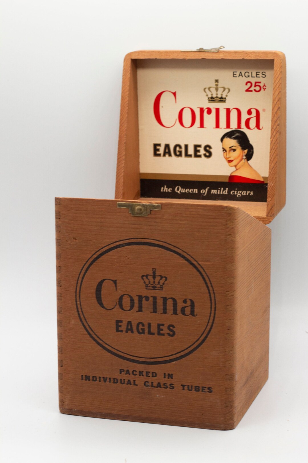 Vintage Corina Eagles Cigar Box - Etsy