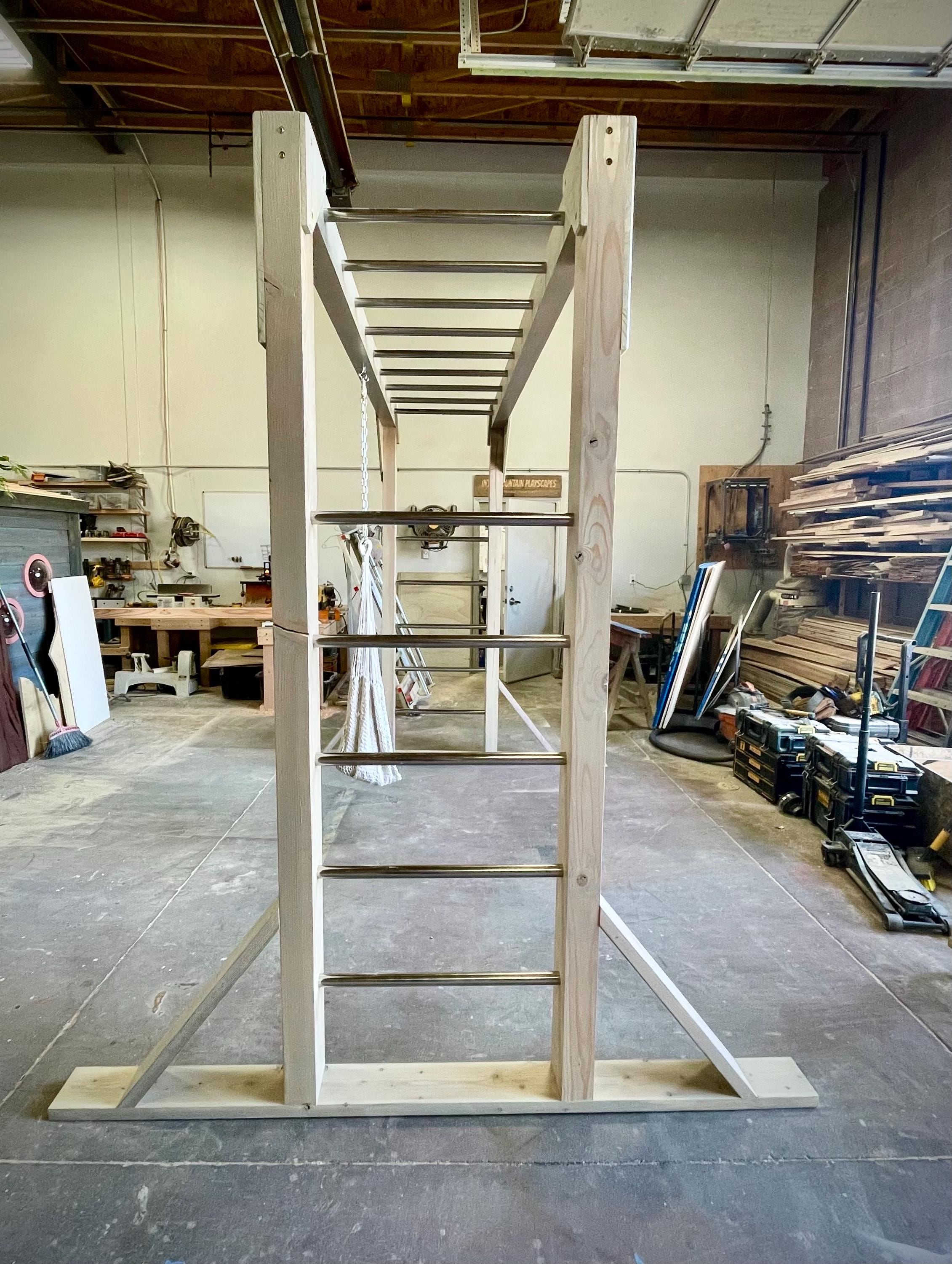 Monkey Bars With Ladder and Net Swing - Etsy