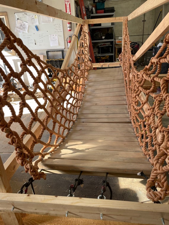 Wood Rope Bridge