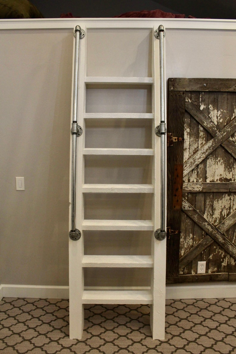 Heavy Duty Ladder With Metal Hand Rails - Etsy