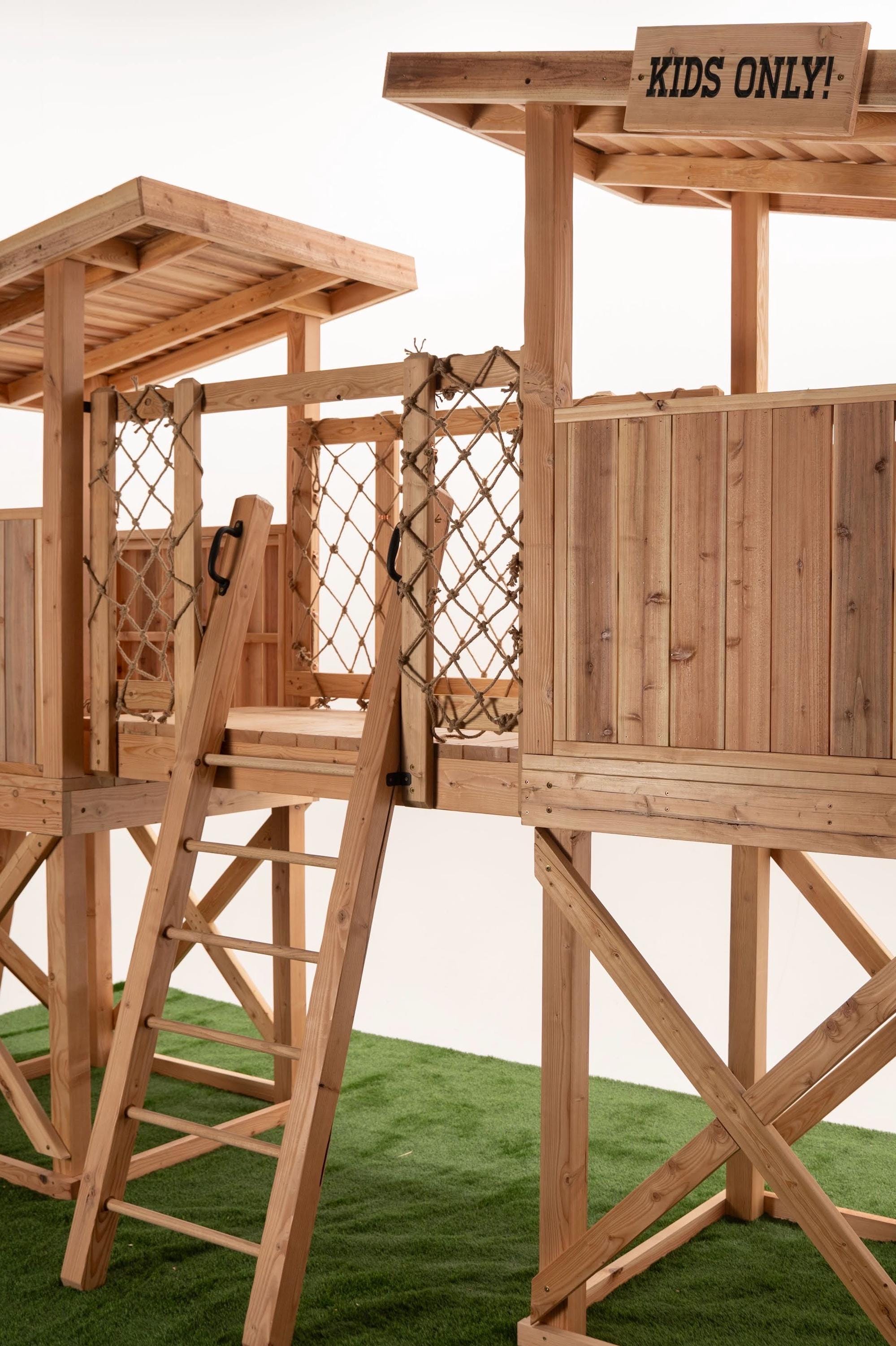Super Fort - Outdoor Wood Playset - Etsy