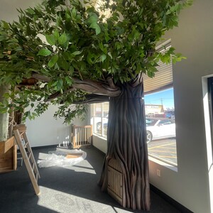 Large Faux Tree With Foliage - Etsy