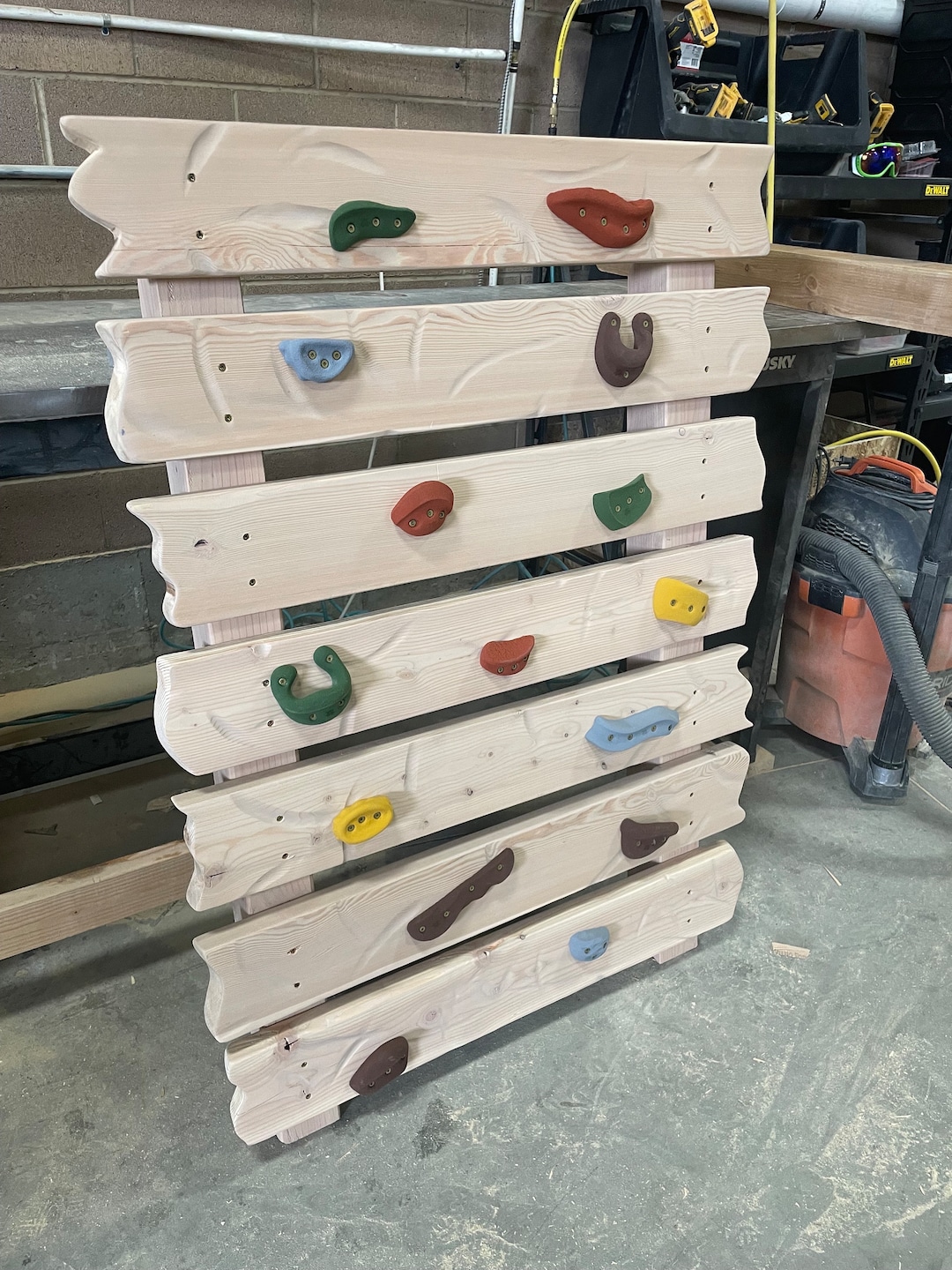 Custom Wooden Climbing Wall - Etsy