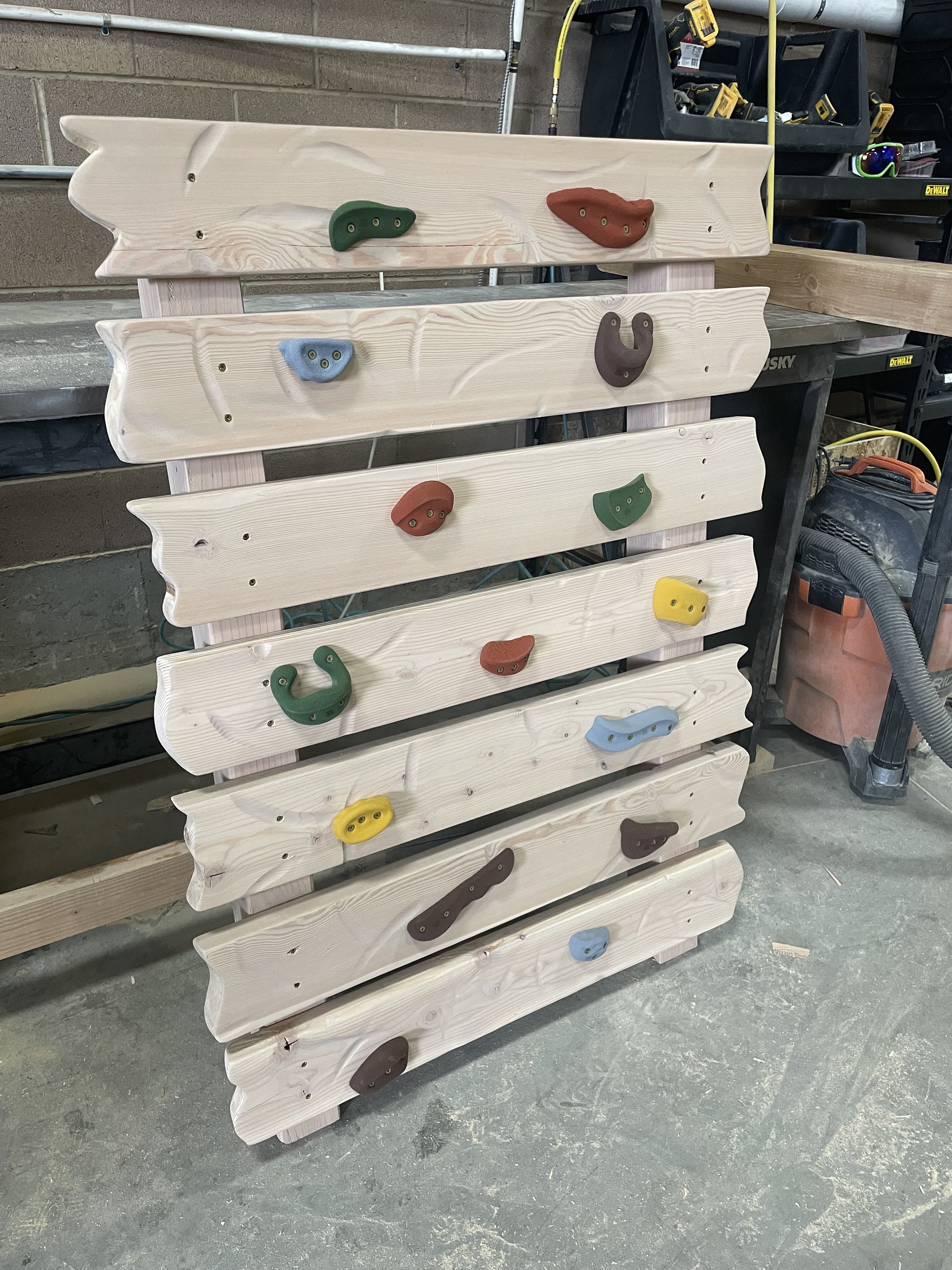 Custom Wooden Climbing Wall - Etsy