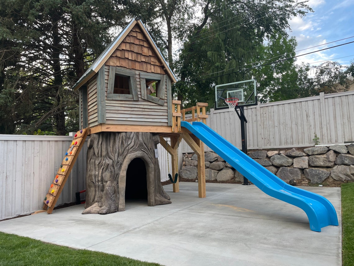 The Stumphouse by Playscapes Studios - Etsy