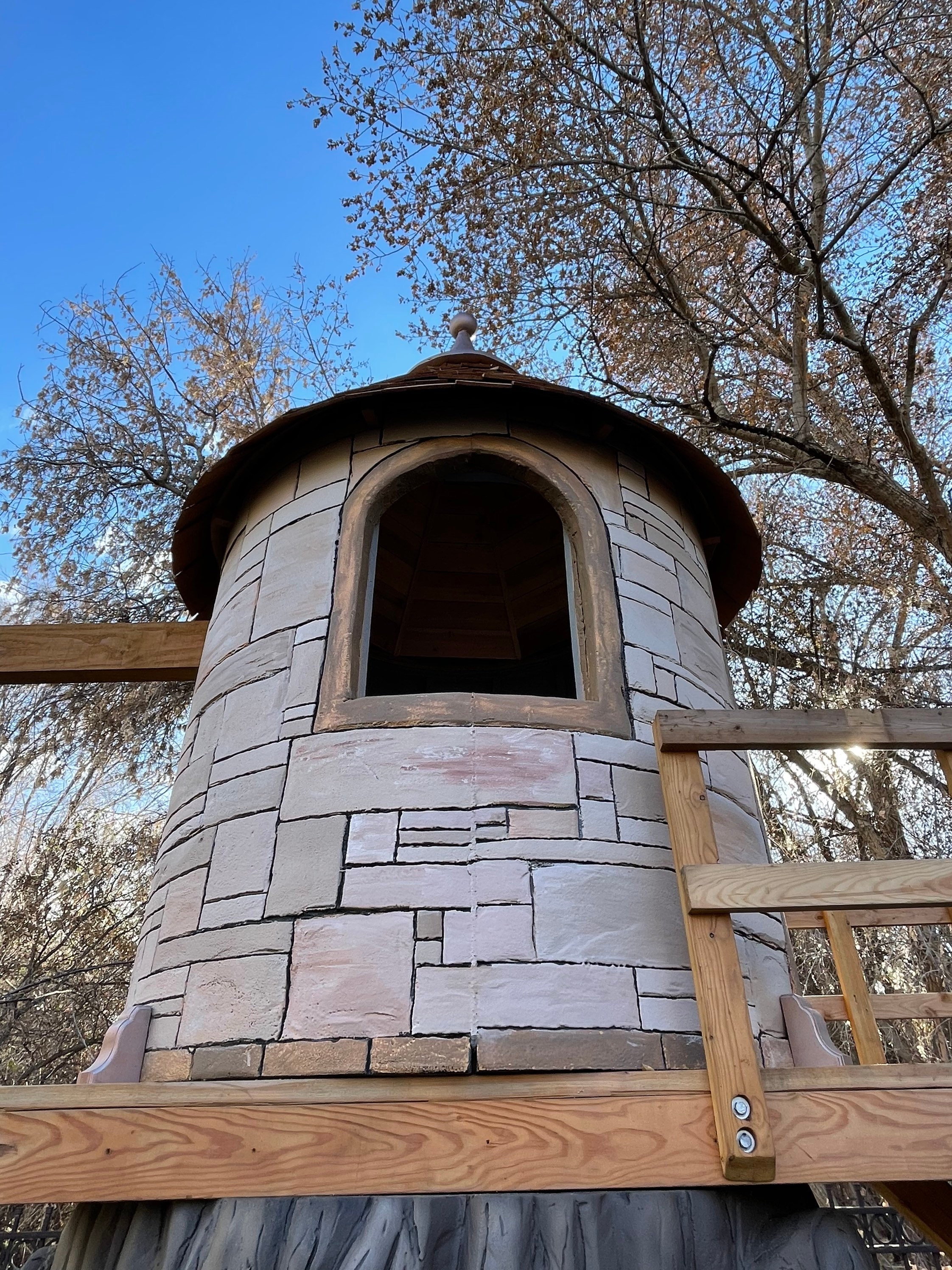 Tower Treehouse Playhouse by Playscapes Studios - Etsy