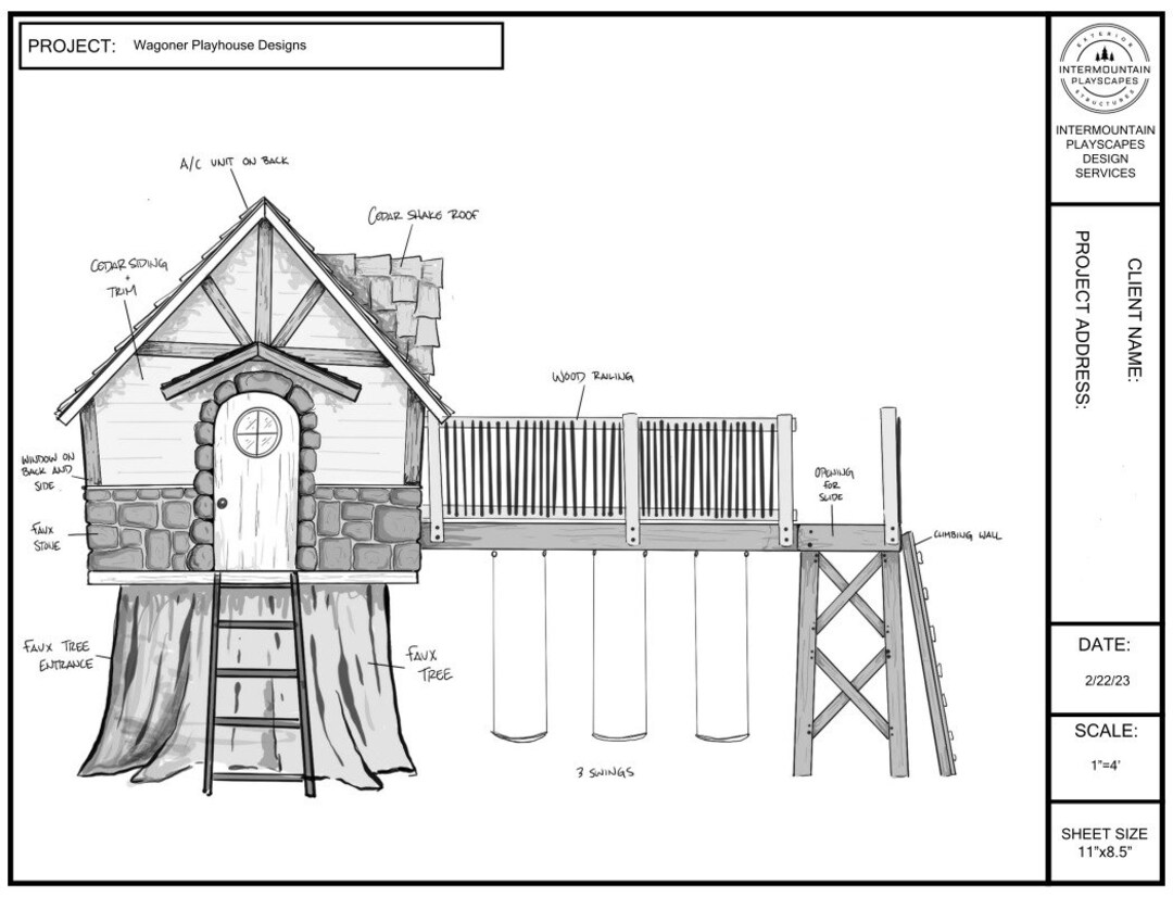 Custom Playhouse Design - Etsy