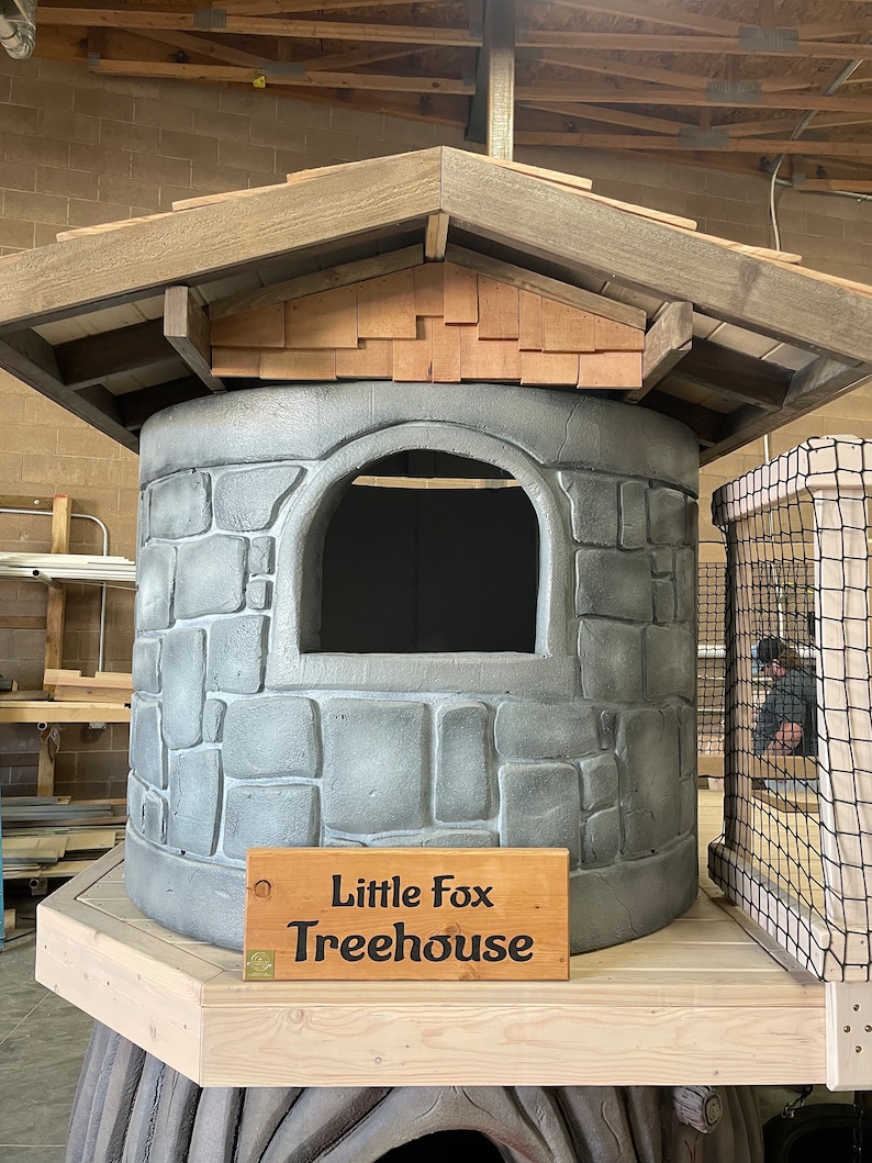 Little Fox Treehouse Play Area - Etsy