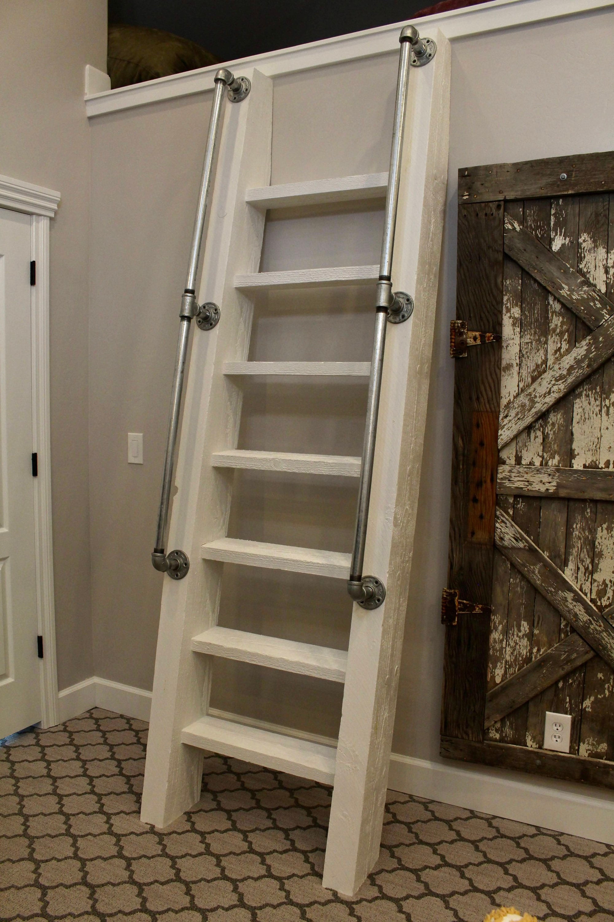 Heavy Duty Ladder With Metal Hand Rails - Etsy