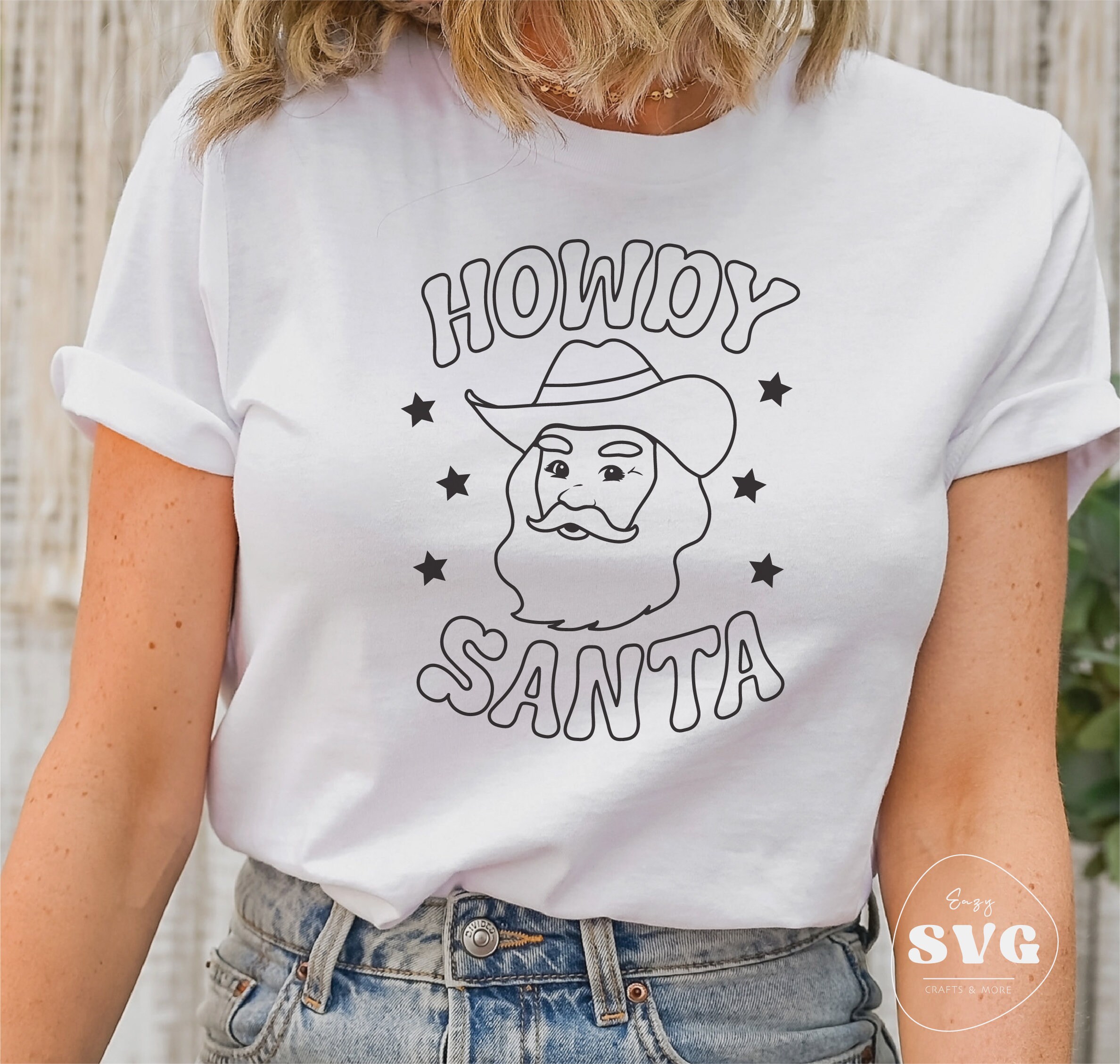 Howdy Santa SVG, Cowboy Santa Svg, Christmas Svg, Winter Svg, Christmas ...