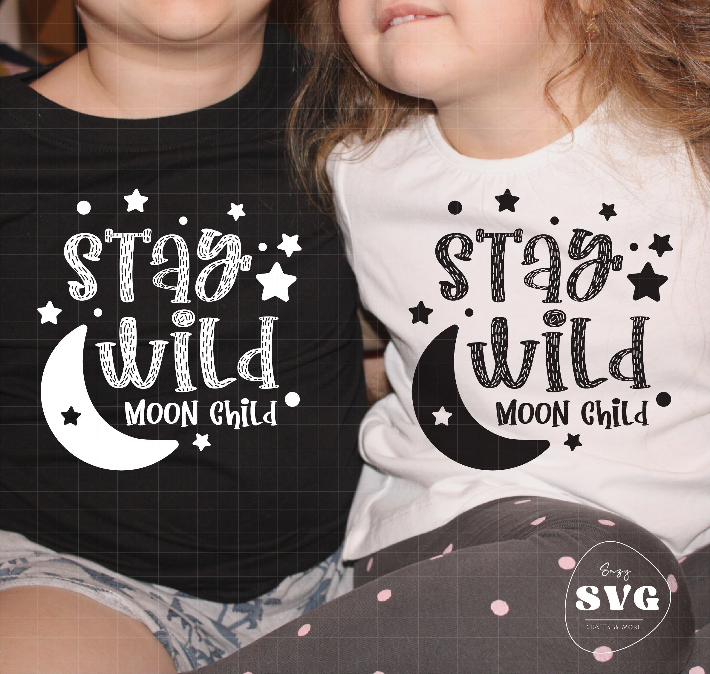 Stay Wild Moon Child SVG, Moon Child Svg, Moon Svg, Celestial Svg ...