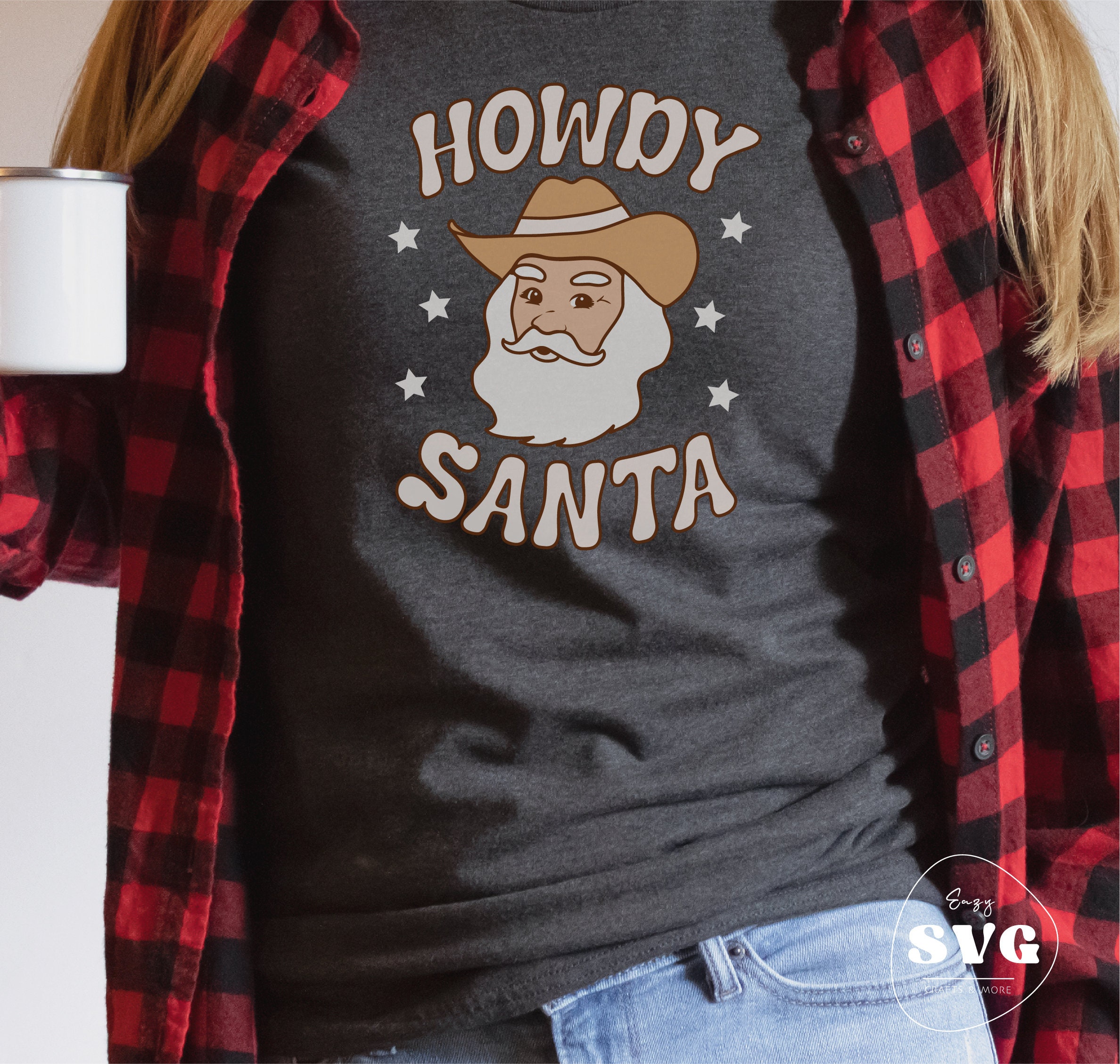 Howdy Santa SVG, Cowboy Santa Svg, Christmas Svg, Winter Svg, Christmas ...