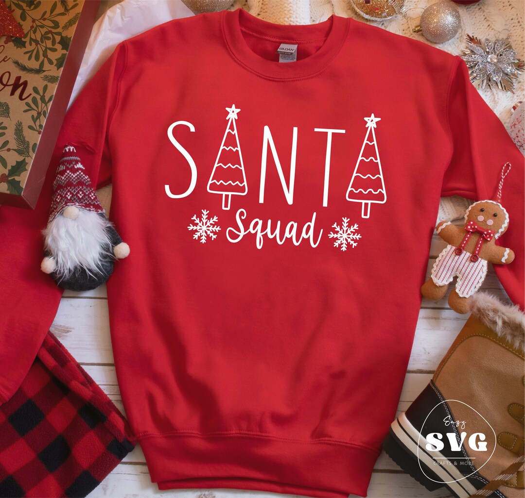 Santa Squad SVG Christmas Svg Winter Svg Santa Crew Svg - Etsy