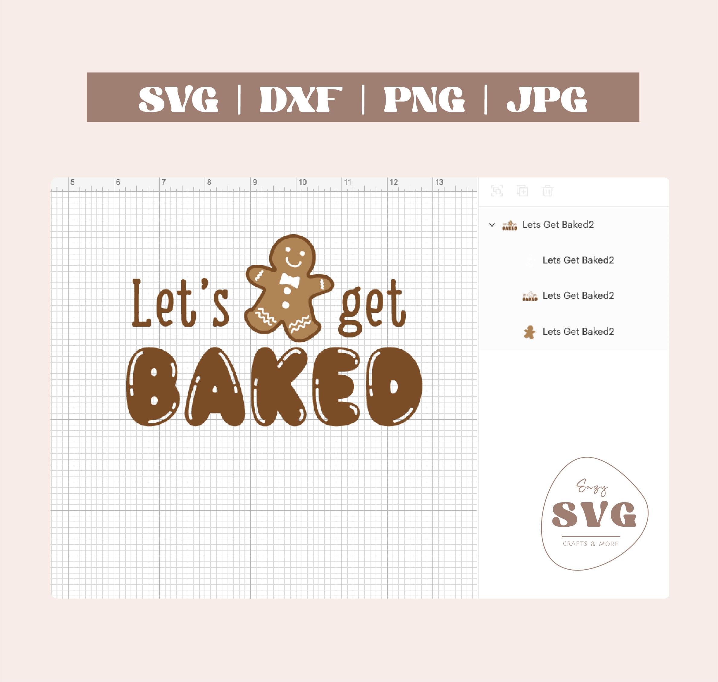 Let's Get Baked SVG, Cookie Svg, Baked Svg, Christmas Svg, Winter Svg ...