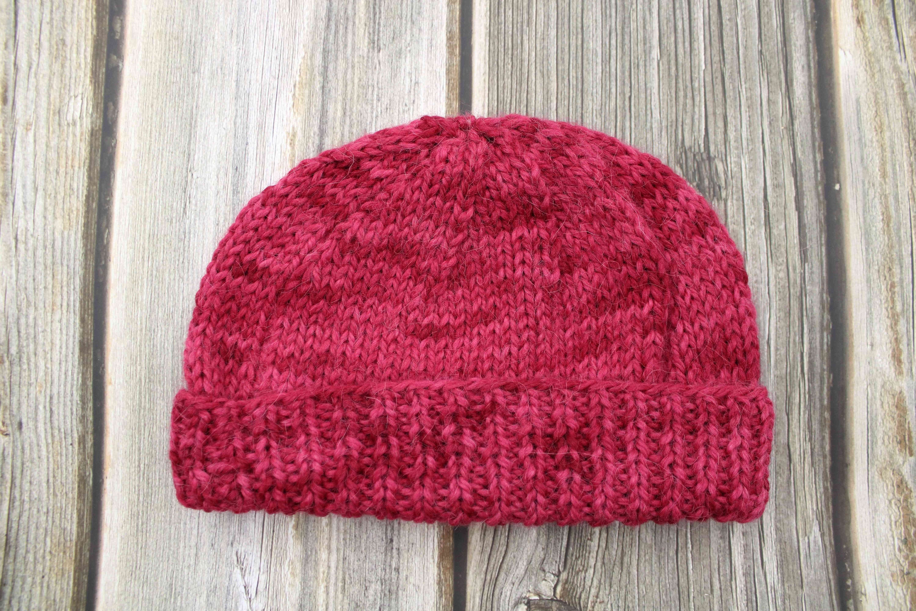 Easy Chunky Alpaca Hat Knitting Pattern - Etsy