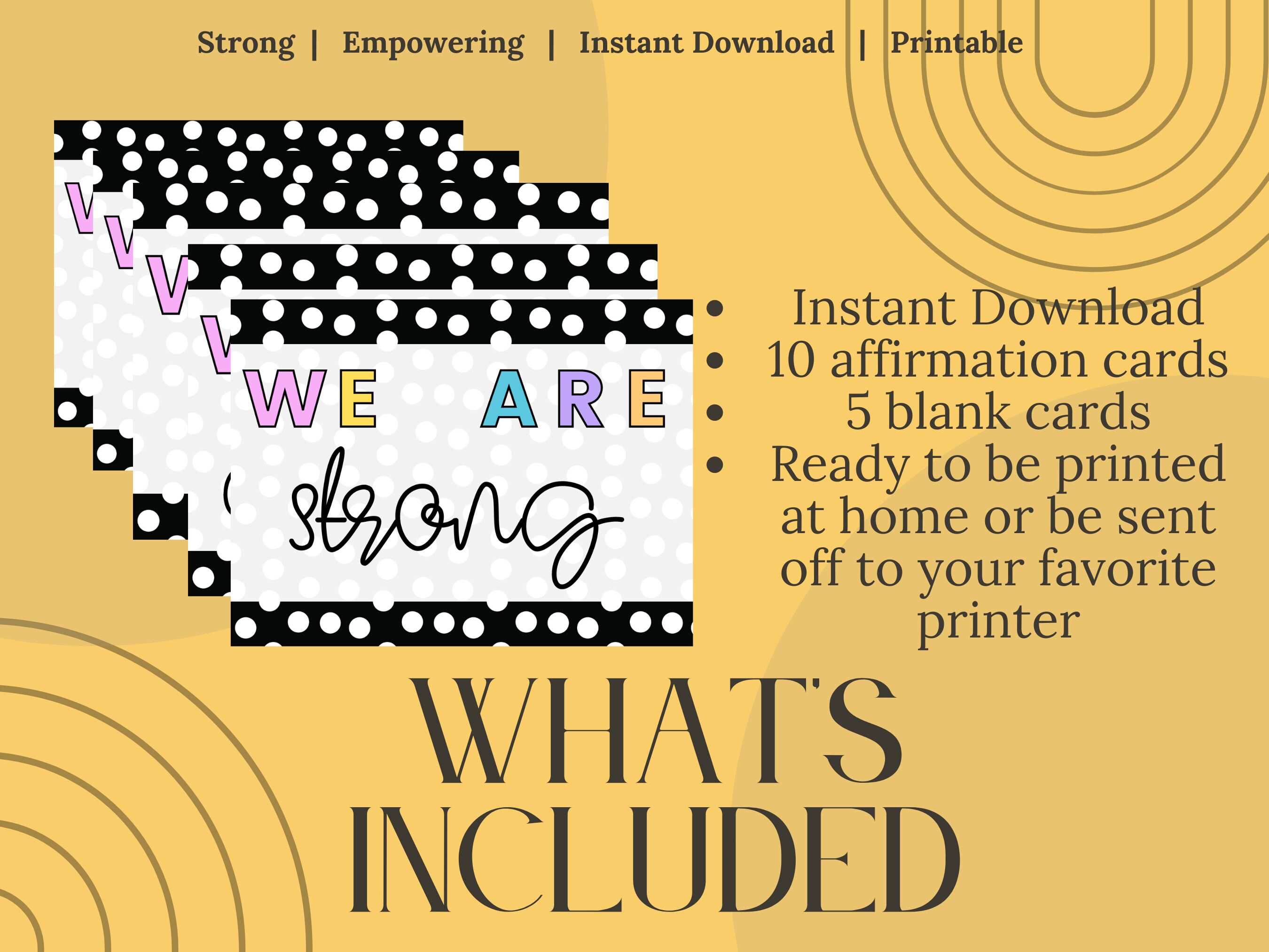 15 Printable NICU Affirmation Cards NICU STRONG Nicu Mama Digital ...