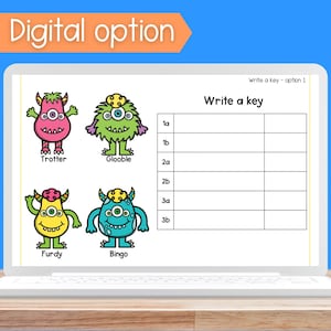 Dichotomous Keys Activities Worksheets for Science Lesson | Halloween ...