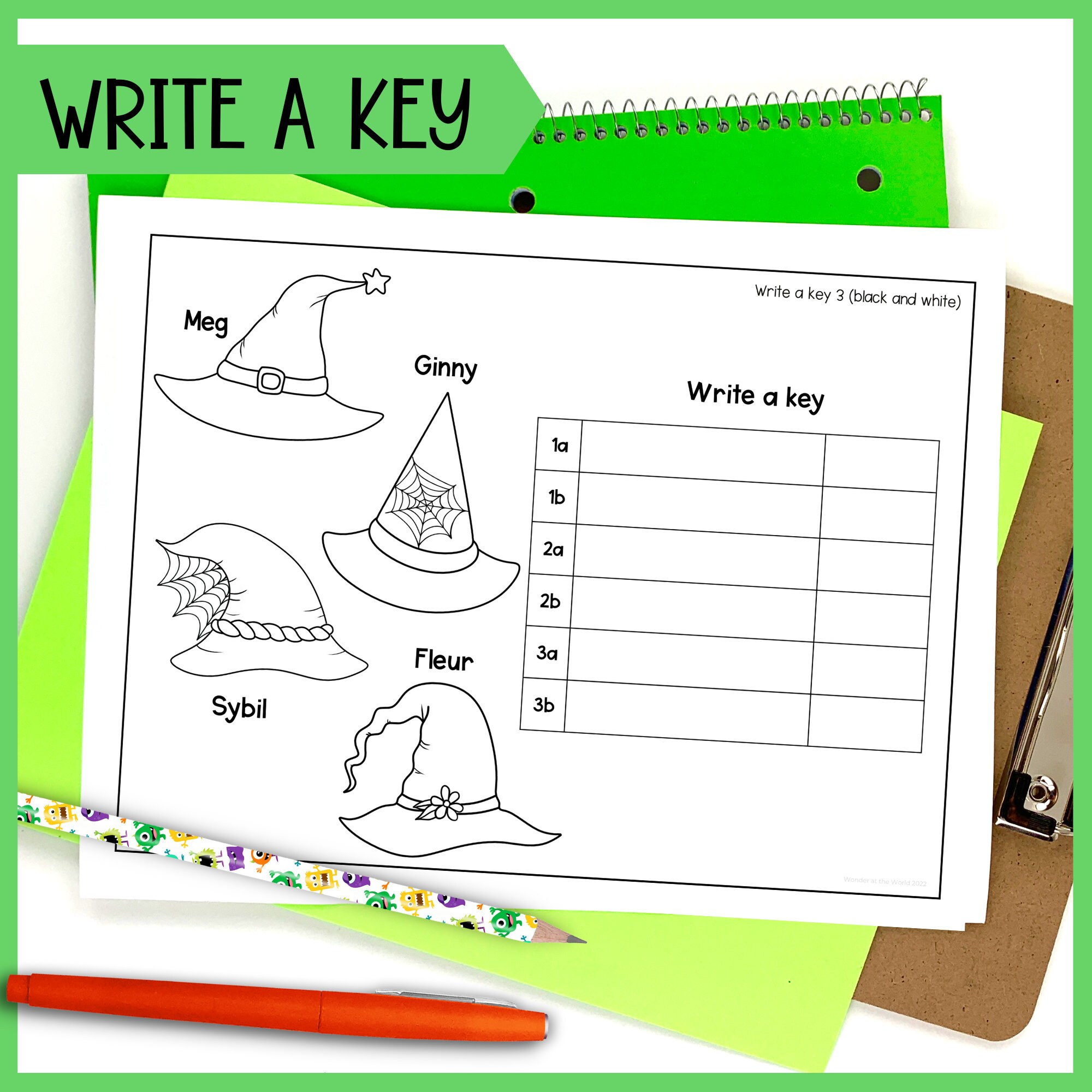Dichotomous Keys Activities Worksheets for Science Lesson | Halloween ...