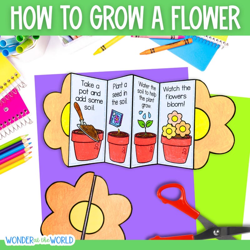 Flower Growing Chart - Etsy