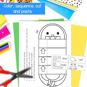 Make a Food Chain Foldable Activities PDF | A4 and 8.5x11 Inch ...