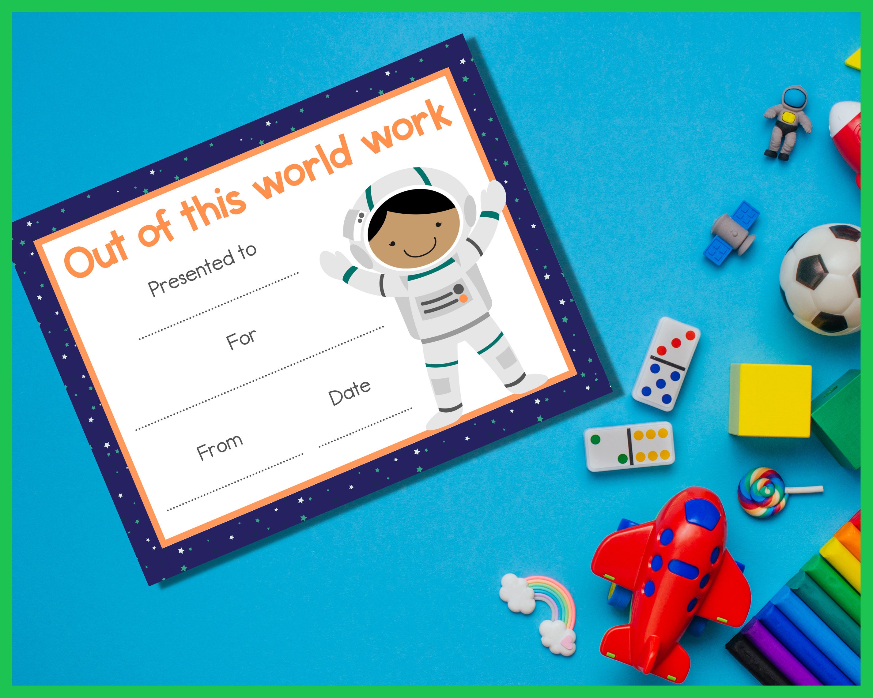 8 Space Themed Classroom Reward Certificates for Kids | Digital ...