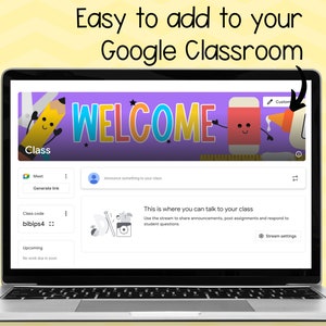 12 Back to School Themed Animated Google Classroom and Forms Headers ...