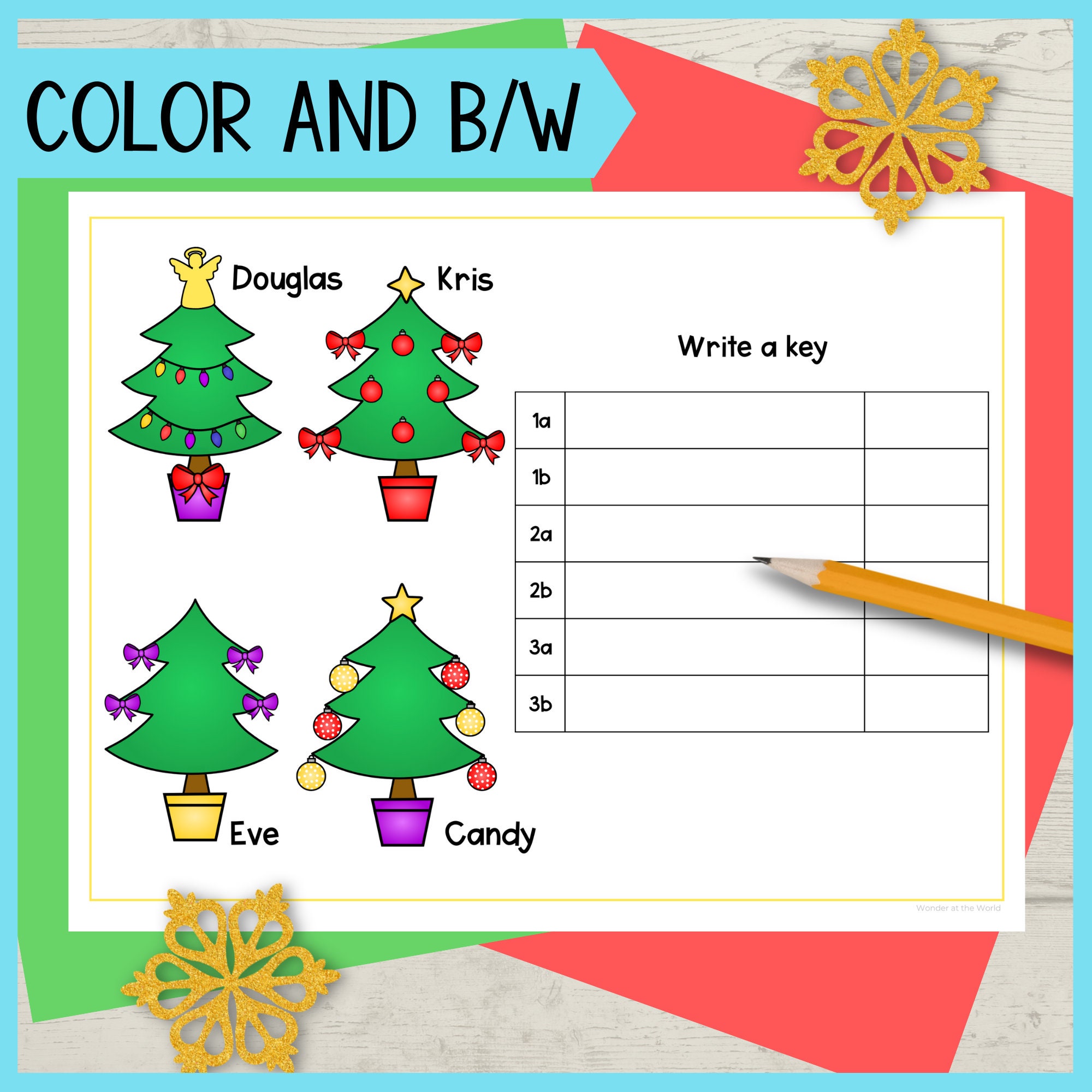 Dichotomous Keys Activities Worksheets for Science Lesson Christmas ...