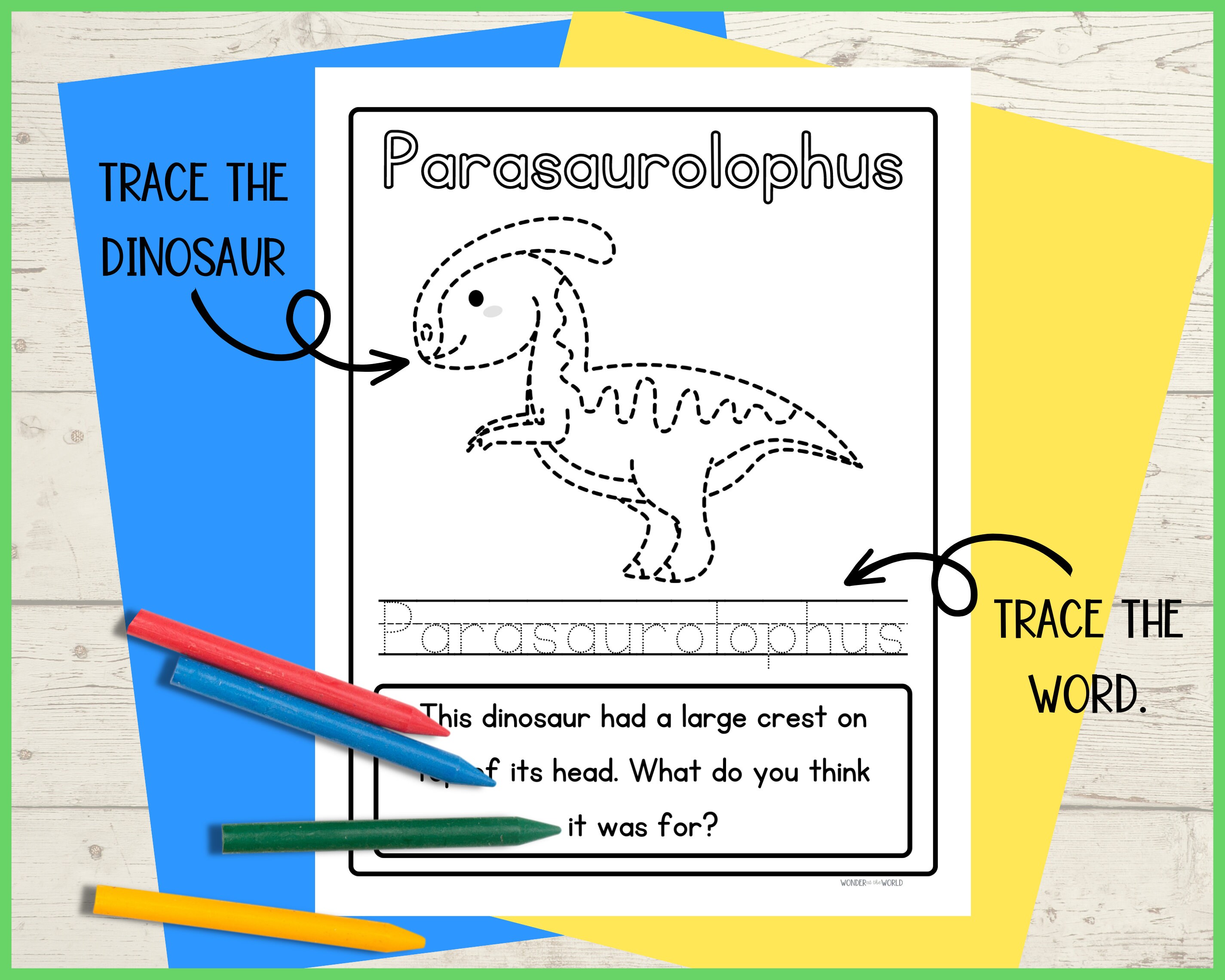 Dinosaur Tracing Activity for Kids, Printable Tracing Practice Sheets ...