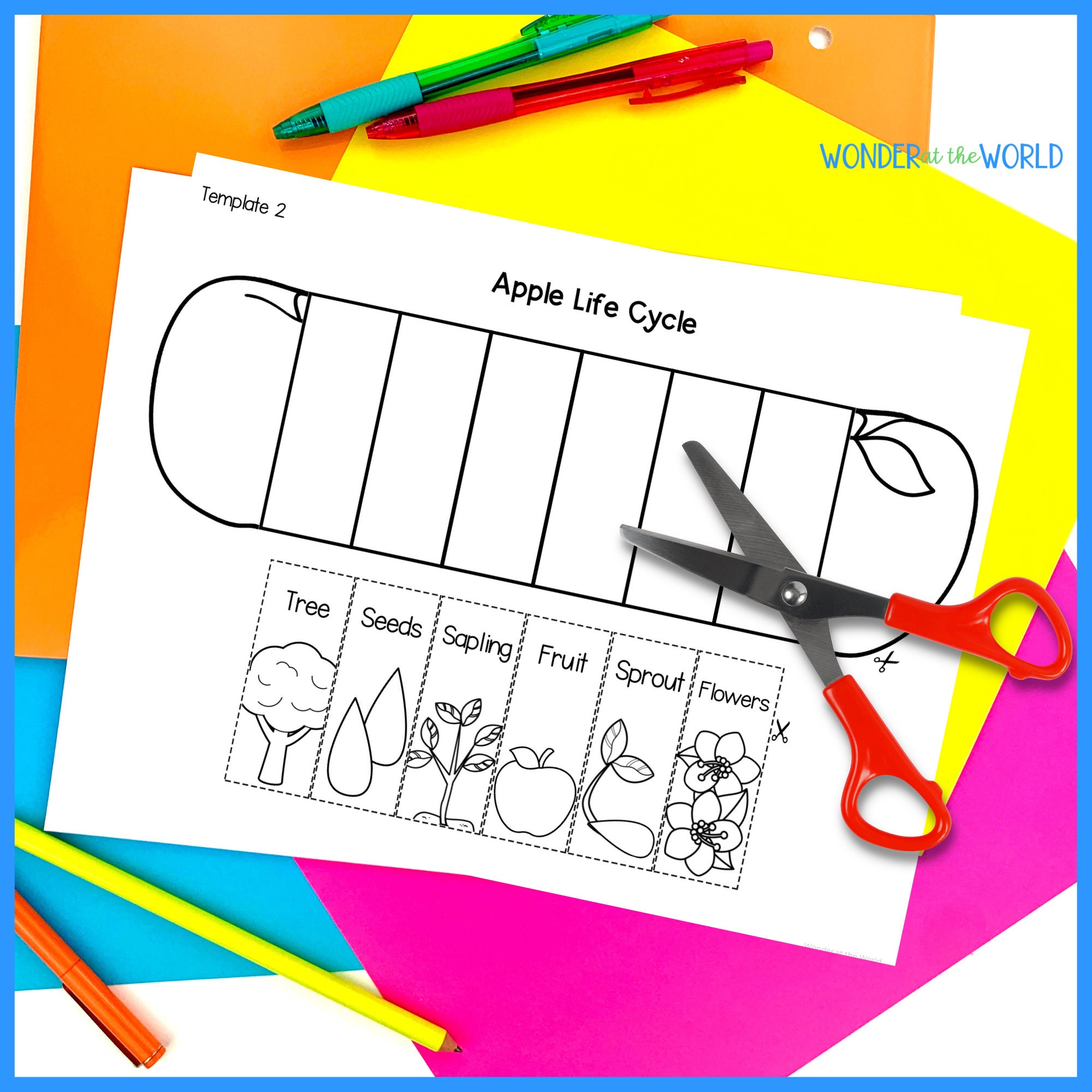 Fall Autumn Plant Life Cycles Foldable Science Activities - Etsy UK