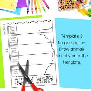 Ocean Zones Lesson With Slideshow Introduction and Foldable Activity ...