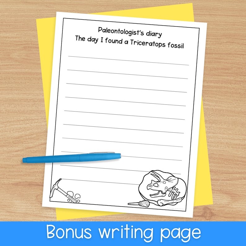 How a Dinosaur Fossil is Formed Foldable Sequencing Activity Printable ...