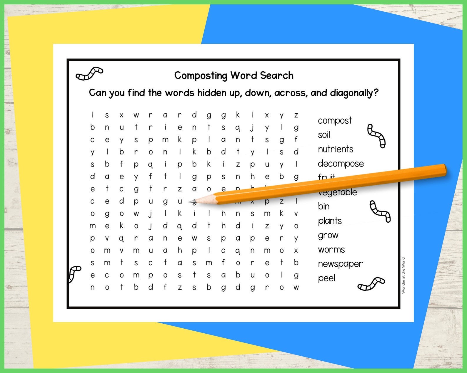Printable Composting Activities for Kids, Foldable Sequencing Activity ...