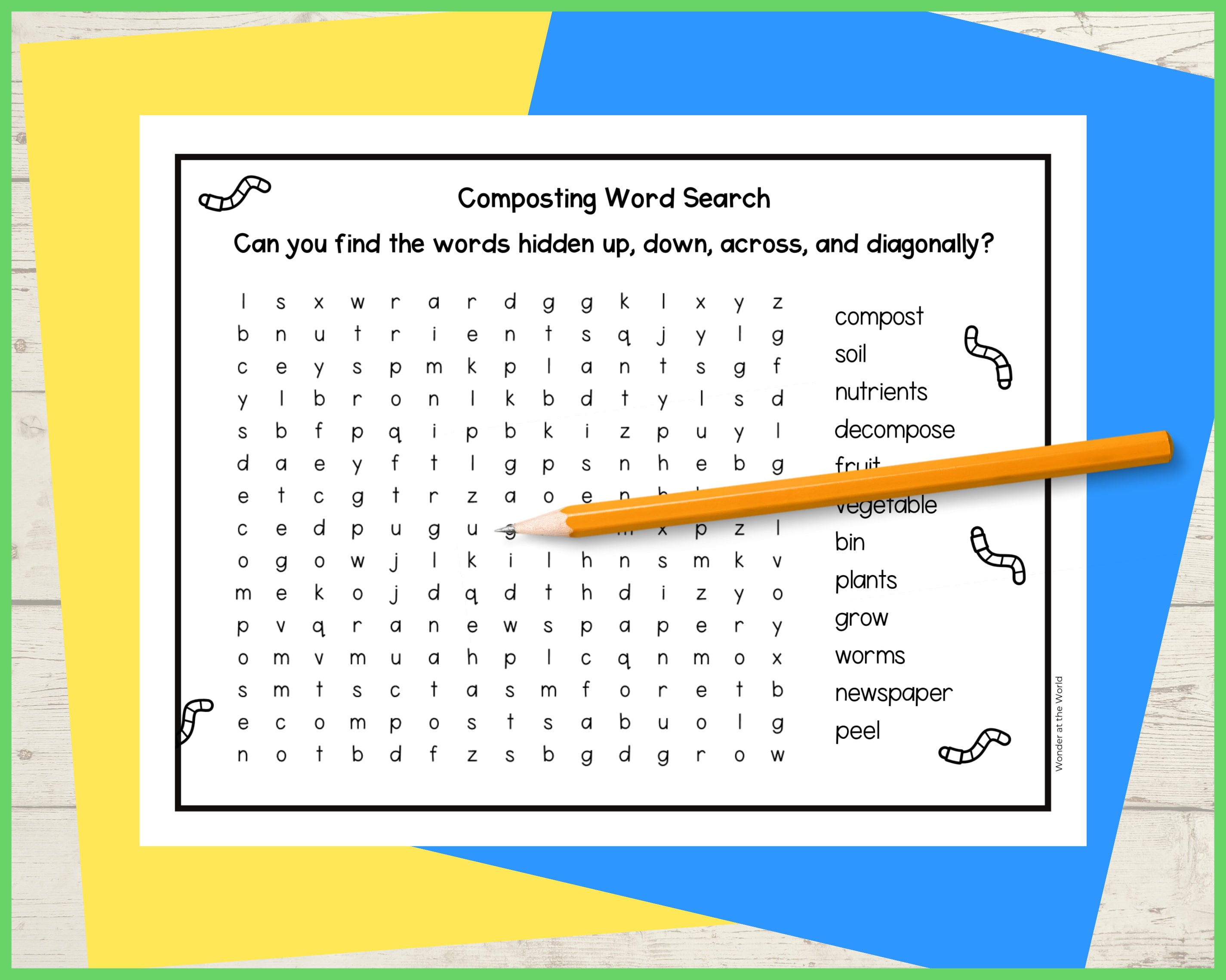 Printable Composting Activities for Kids, Foldable Sequencing Activity ...