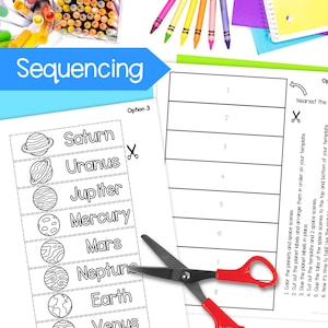 Solar System Planets Space Foldout Kids' Craft | A4 and 11x8.5 Inch ...