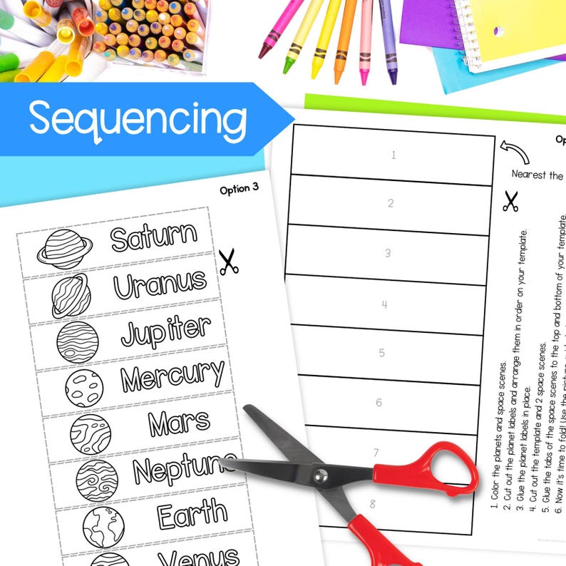 Solar System Planets Space Foldout Kids' Craft | A4 and 11x8.5 Inch | Digital Download | Science ...