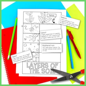 Layers of the Soil Horizons Profile Foldable Kids' Activity | A4 and ...