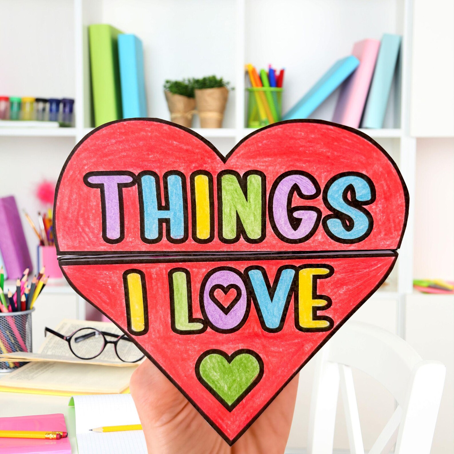 Things I Love Foldouts Valentine's Day Writing Craft Activity for ...