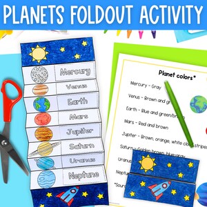 Space Foldable Science Kids' Activities for Solar Eclipses, Phases of ...