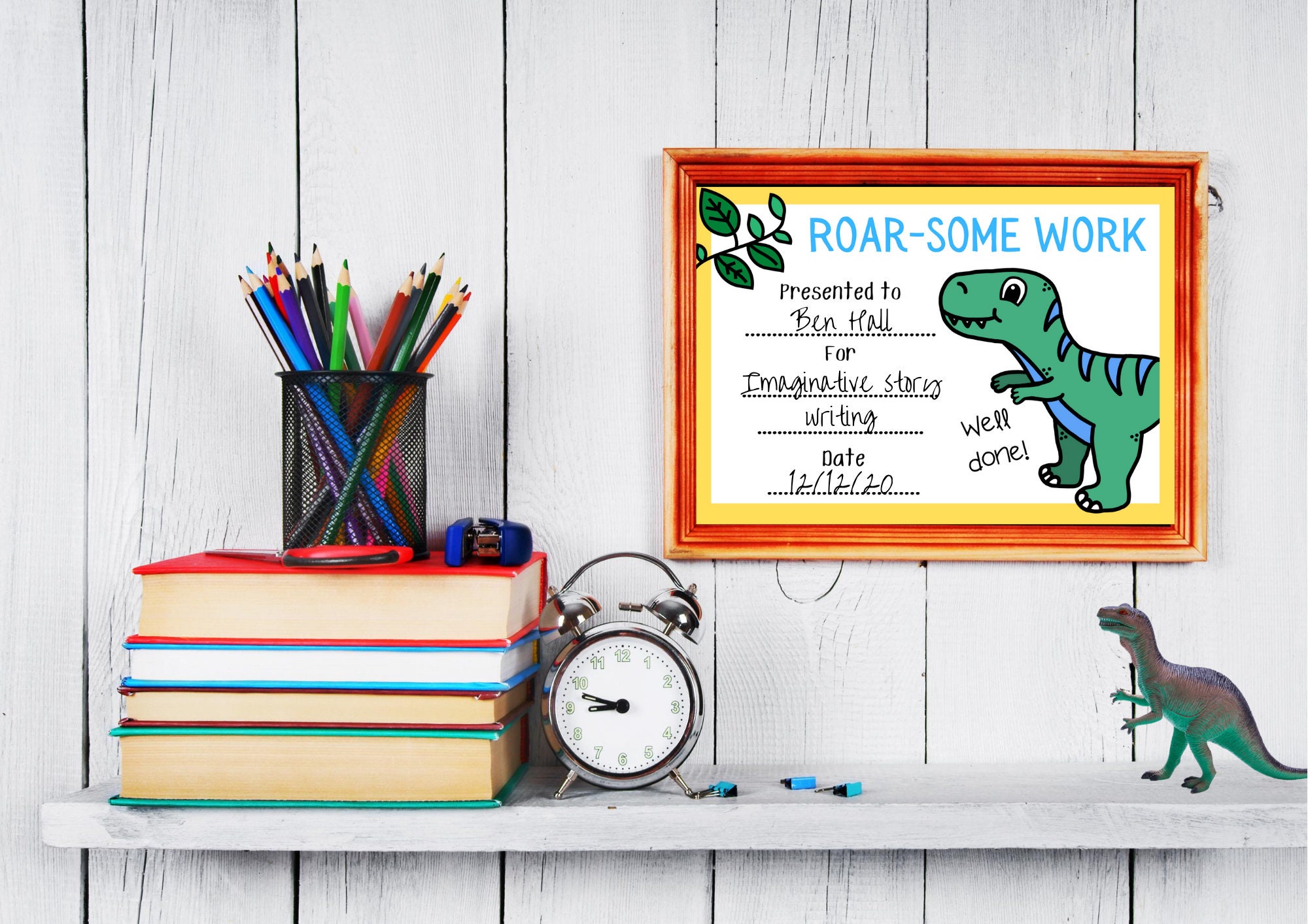 10 Dinosaur Classroom Reward Certificates for Kids Digital - Etsy UK