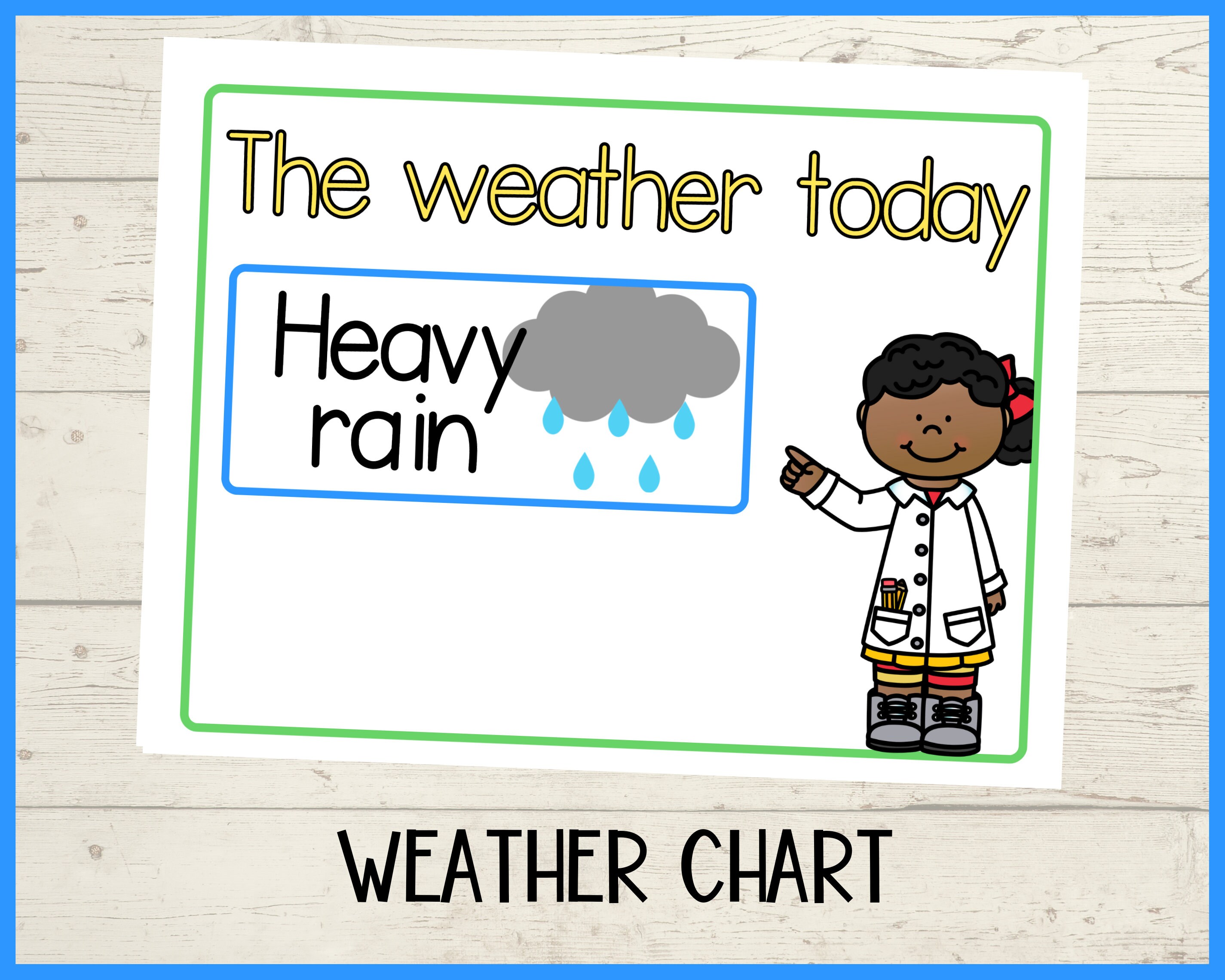 Weather Printable Classroom Display for Teachers Digital Download PDF ...