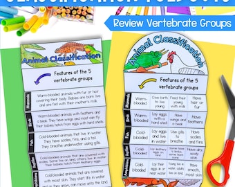 Animal Classification Foldout Science Activity to Review Features of ...