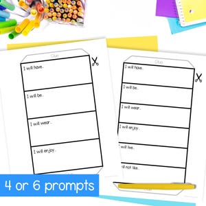 When I Am 100 Years Old Foldable Writing Craft Activity for 100 Days of ...