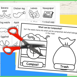 Printable Composting Activities for Kids, Foldable Sequencing Activity ...