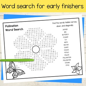 Stages of Insect Pollination Sequence and Fold Science Activity Cut ...