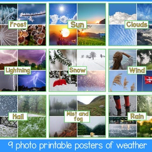 Weather Printable Classroom Display for Teachers | Digital Download PDF ...