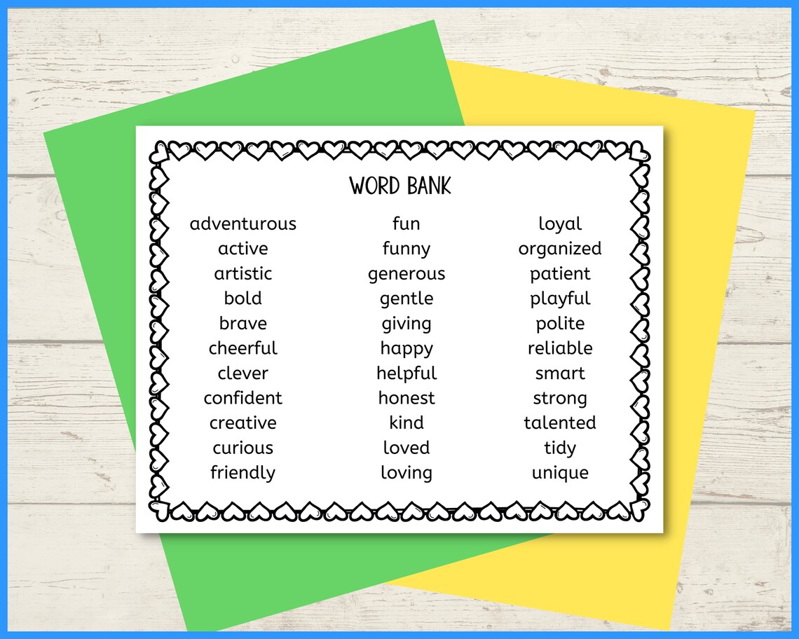 Proud to Be Me Self Esteem Accordion Foldable Activity - Etsy