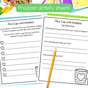 Fill a Cup With Kindness Kids' Activity SEL Challenge PDF With Mug ...