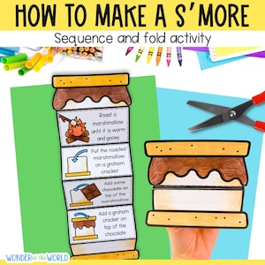 How to Make S'mores Sequencing Craft Activity PDF Digital Download for ...