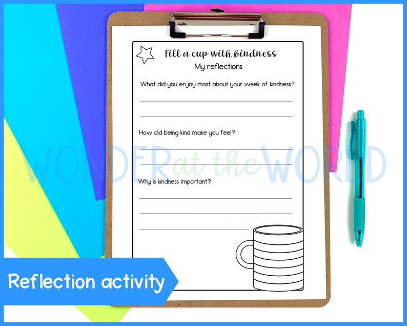 Kindness Activity for Kids | Fill a Cup of Kindness | UK and US ...