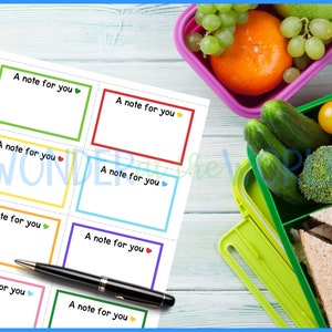 24 Printable Winter Christmas Lunch Box Notes for Kids | Printable ...